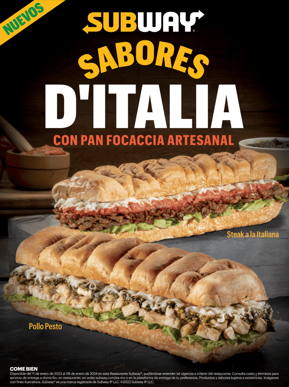 ¡De Italia para el mundo! Subway trae a México los sabores ¡De Italia para el mundo! Subway trae a México los sabores