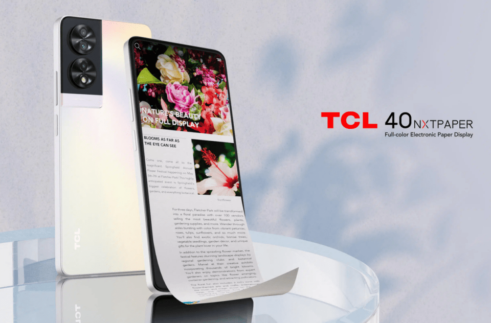 TCL 40 NXTPAPER Series: características, precio y disponibilidad