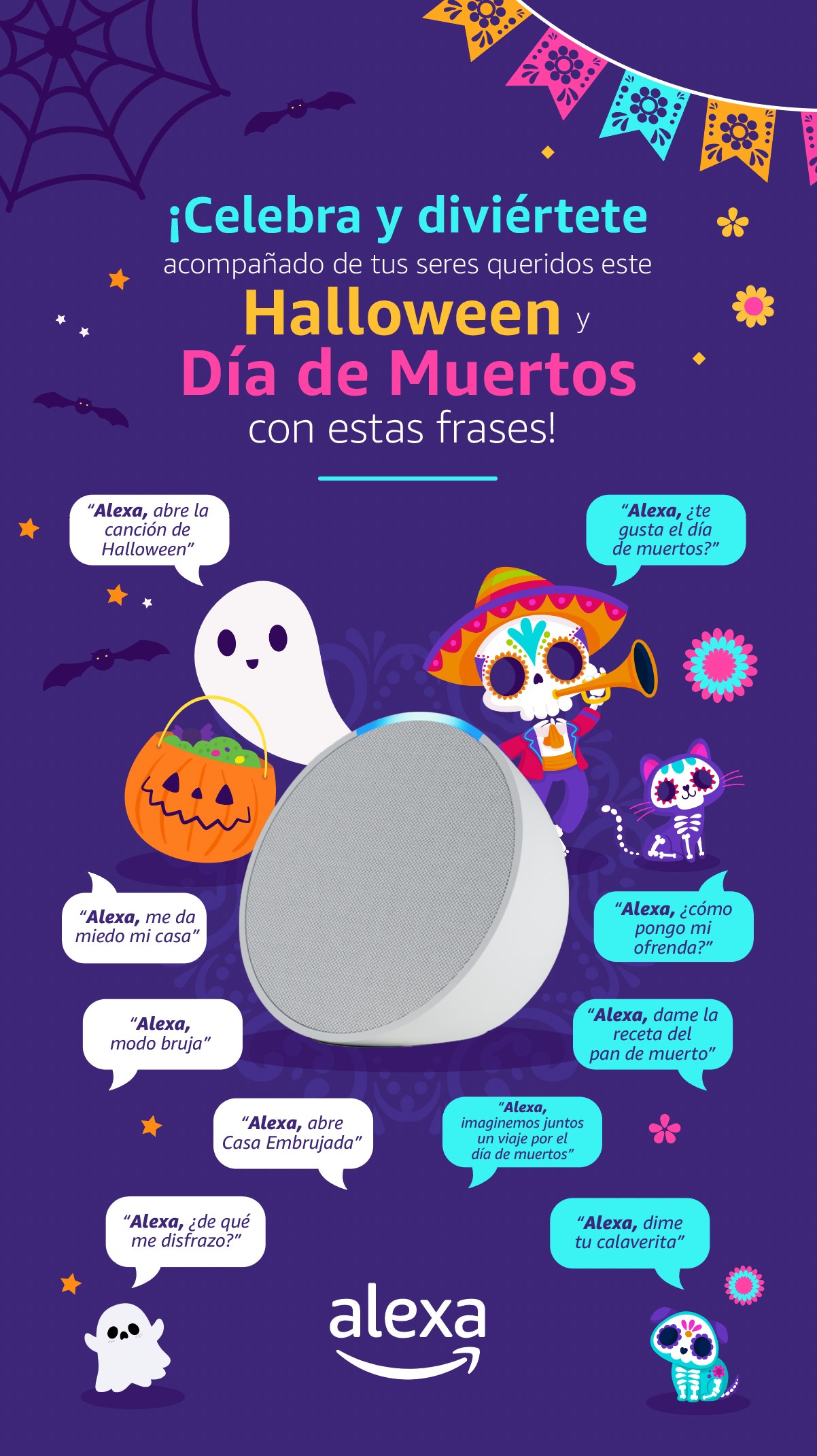 Este Día de Muertos y Halloween, Alexa se une a la celebración con ...